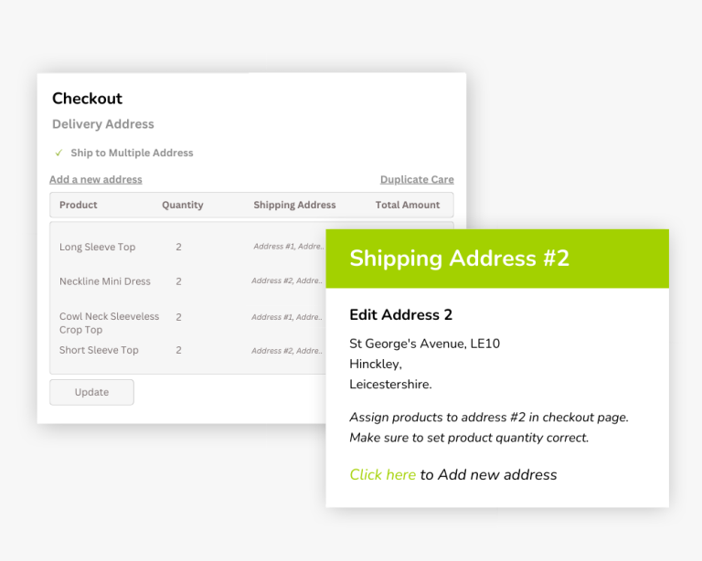 Multiple Address - Ship Plus